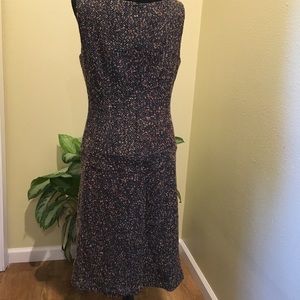 jonathan martin | Dresses | Jonathan Martin Studio Navy Blue Tweed ...